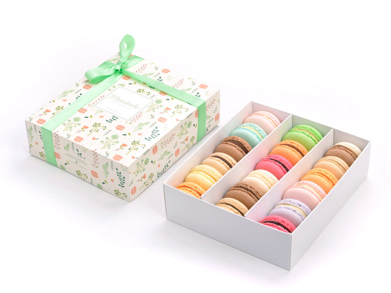 Caja de macarons "18 piezas" – Mandorle Pastelería