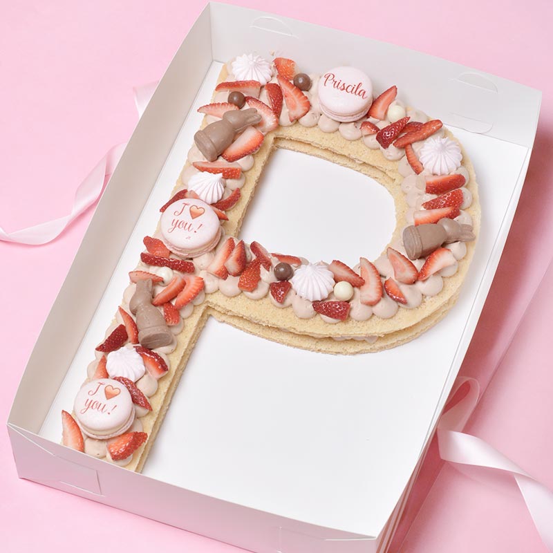 Pastel de letra para 10 personas – Mandorle Pastelería